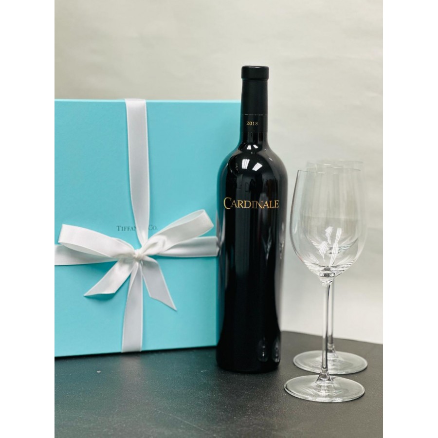 Cardinale Cabernet Sauvignon & Tiffany Red Wine Glasses Set