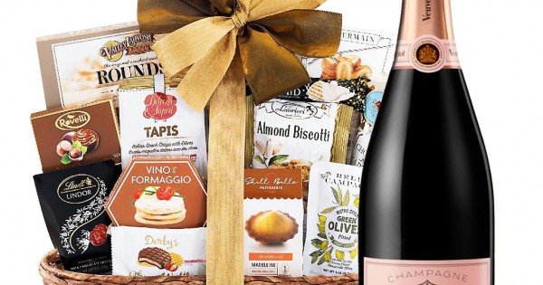 Buy Veuve Clicquot Rose Bon Appetit Champagne Gift Basket