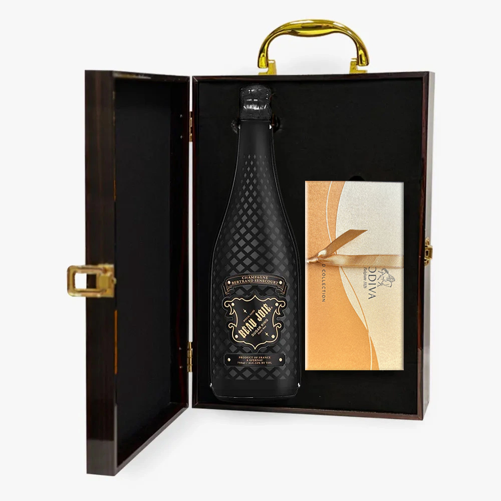 Beau Joie Demi Sec Sugar King & Godiva Chocolate Gift Set