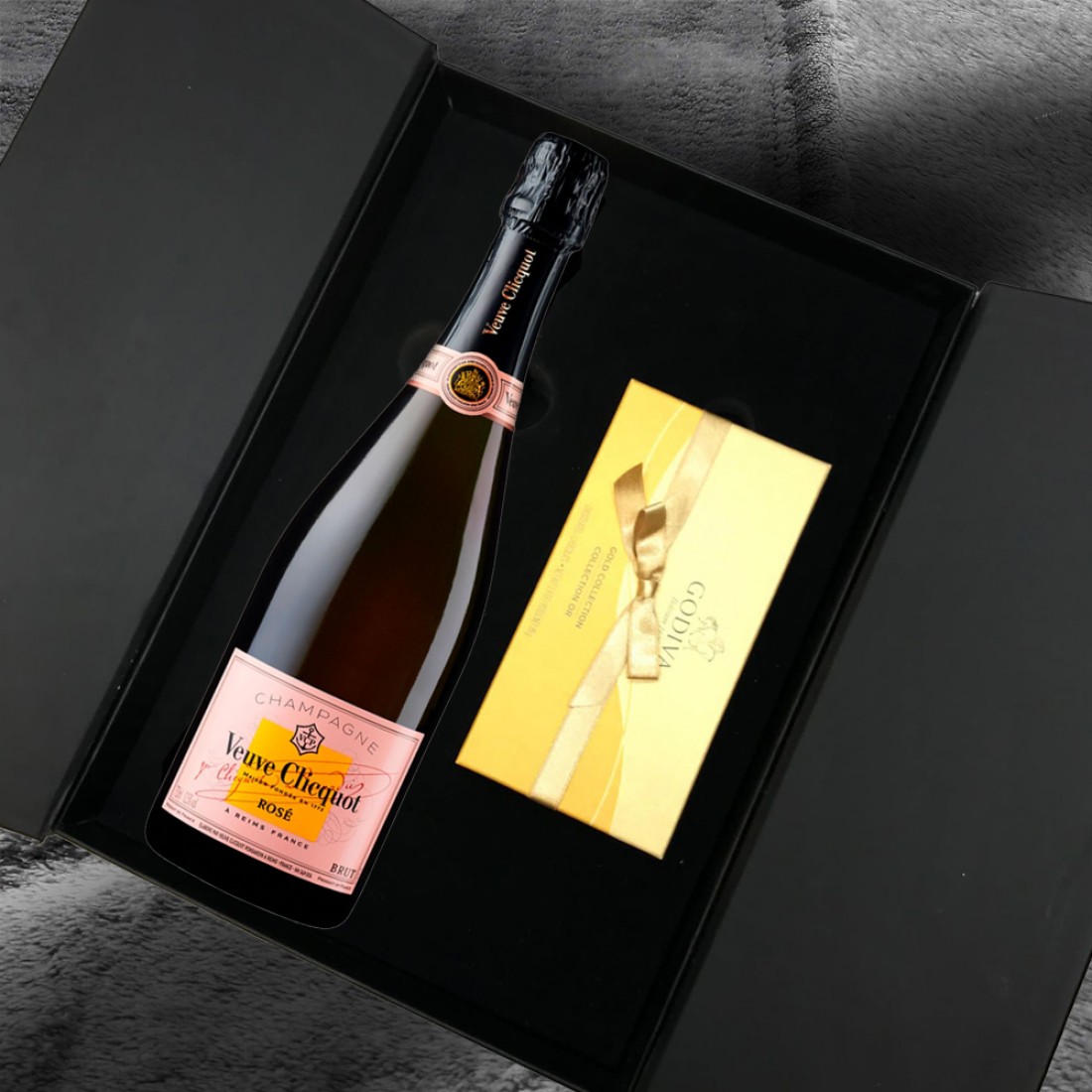 Buy Veuve Clicquot Rose & Godiva Chocolates Gift Set