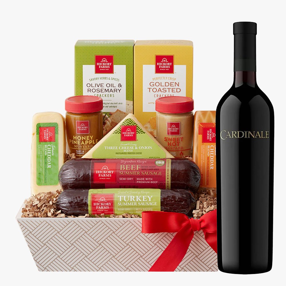 Cardinale Cabernet Sauvignon Wine & Cheese Gift Basket