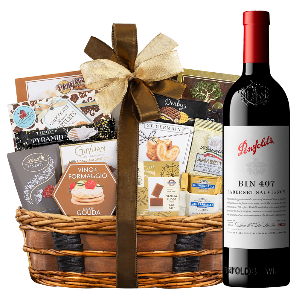 Penfolds Bin 407 Cabernet Sauvignon Wine Gift Basket