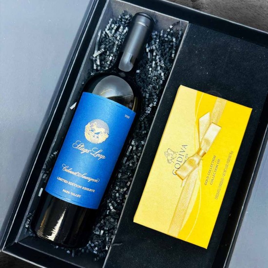 Buy Stags' Leap Reserve Cabernet & Godiva Chocolate Gift Box