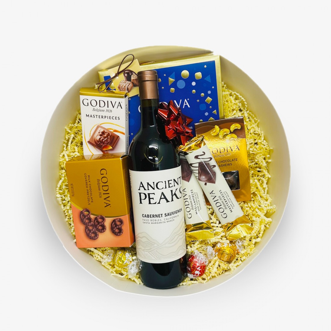 Buy Godiva Chocolates & Ancient Peaks Cabernet Wine Gift Box